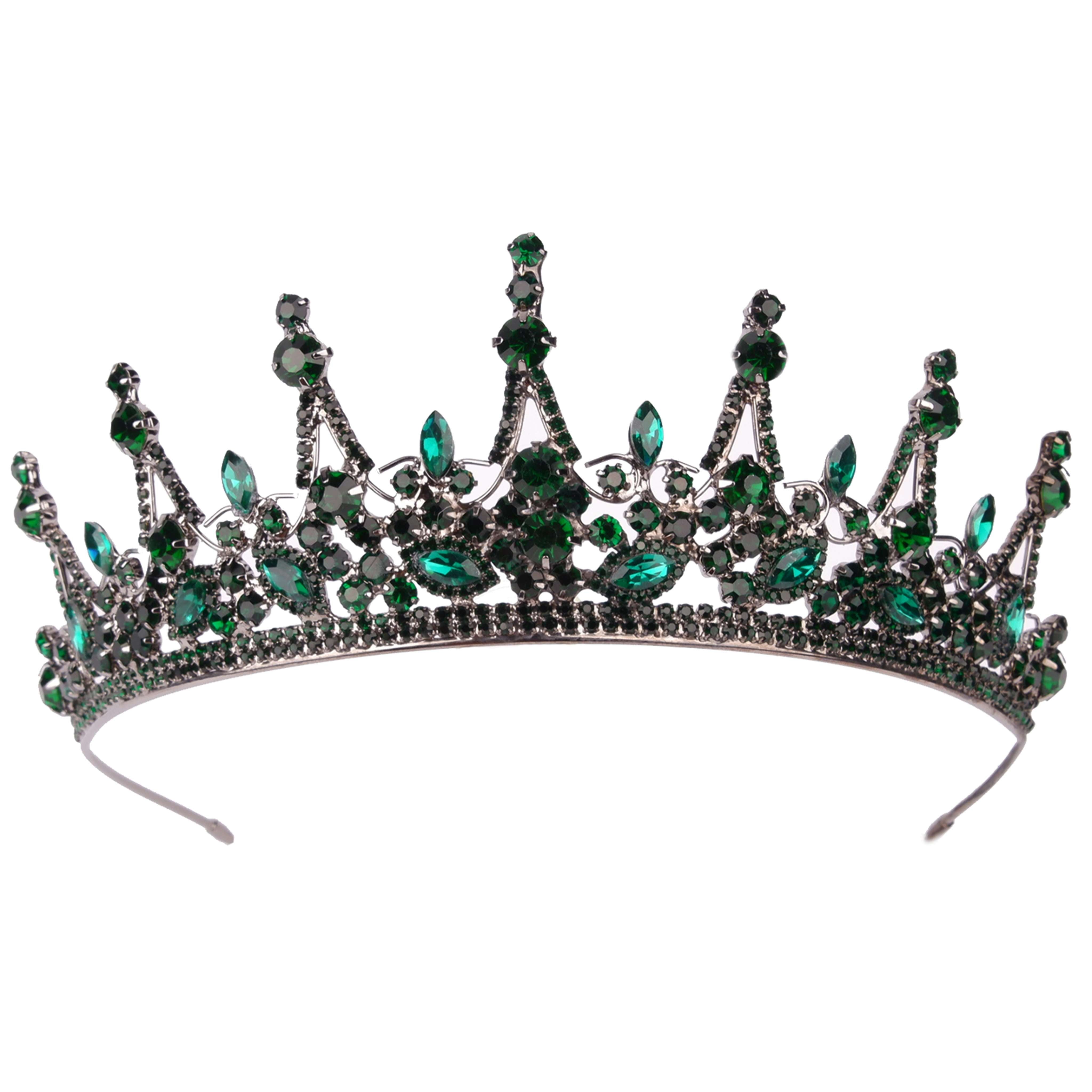 Royal Crown Crystal Stone Princess Wedding Crown for Women